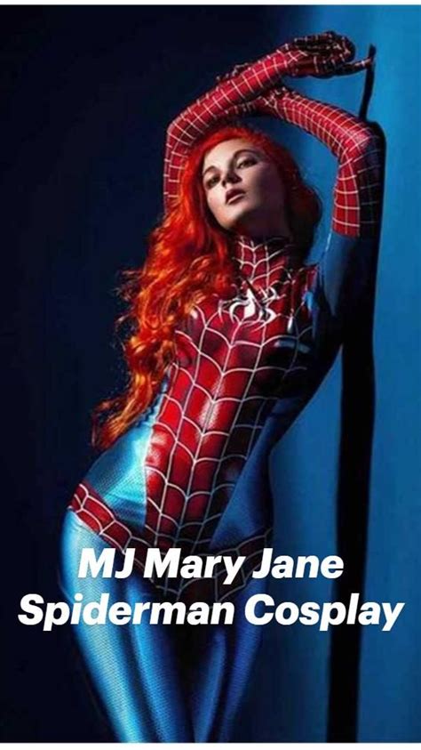 Mj Mary Jane Spiderman Cosplay Costume Takerlama Parejas