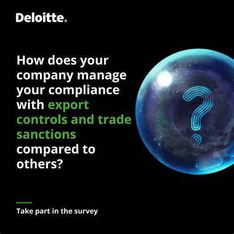 Export Controls And Trade Sanctions Survey Deloitte
