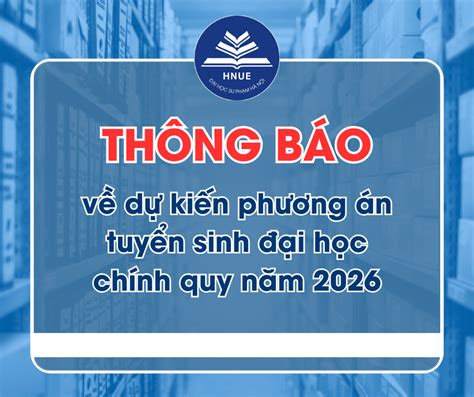 Cổng Thông Tin Tuyển Sinh Trường Đại Học Sư Phạm Hà Nội