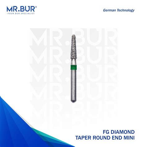 Mini Taper Round End Coarse Chamfer Diamond Bur Fg Mr Bur Mr Bur