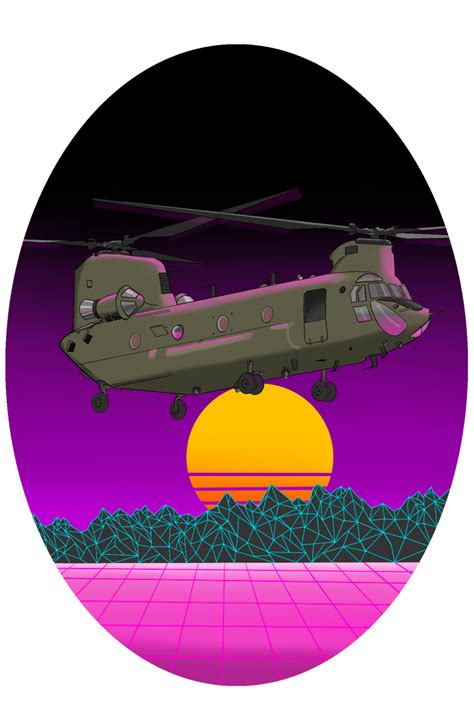 Ch 47 Over Sun Terrain Flight