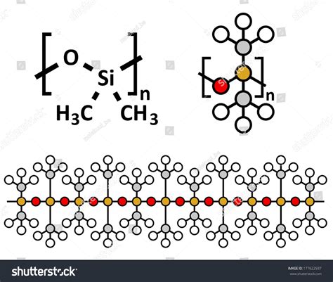 Silicone Oil Polydimethylsiloxane Pdms Silicone Polymer ภาพประกอบสต็อก