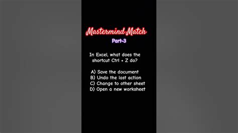 Ready To Master Excel Test Your Skills With These Fun Questions 🚀💡