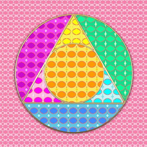 Solve Gold Edged Patterned Geo Jigsaw Puzzle Online With 36 Pieces