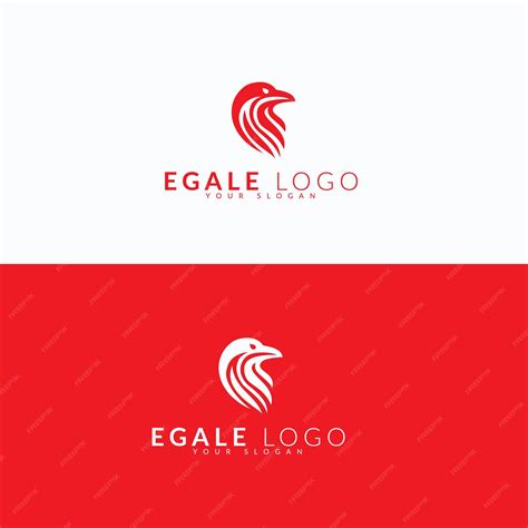 Un Logotipo Simple Y Llamativo De Color Rojo Y Blanco Vector Premium