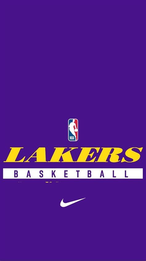 Los Angeles Lakers Logo On Purple Background