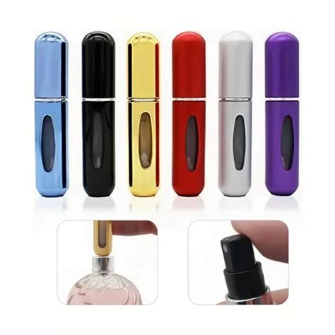Atomizador De Perfume 6 Piezas De 5ml Mini Botella Portátil Meses Sin
