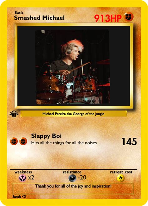 Smashed Michael Pokecardmaker