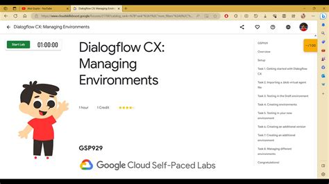 dialogflow cx managing environments [gsp929] thearcadegame qwiklabs