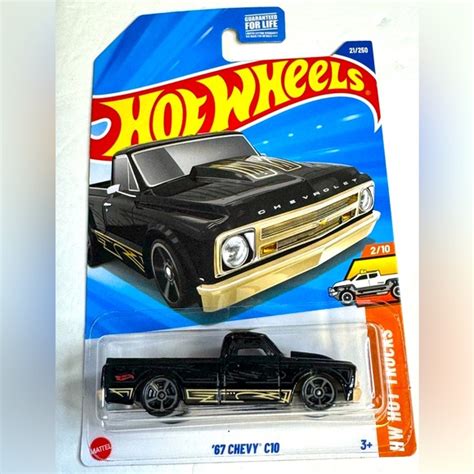 Mattel Other Hot Wheels 967 Chevy C1 Black Hw Hot Trucks 210 Poshmark