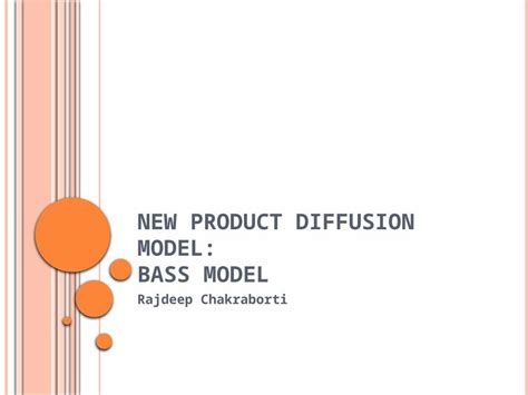 Pptx New Product Diffusion Model For Classbass Model Dokumentips