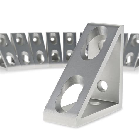 8020 4136 10 Series 4 Hole Aluminum Inside Corner Gusset