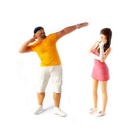 164 Figures Trendy Man Tiny People Miniature Scen Grandado