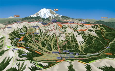 Vistamap Gallery Of Trail Map And Resort Guest Wayfinding Map Samples