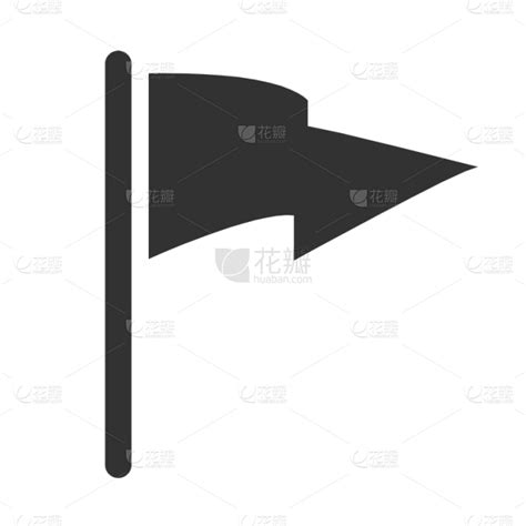 扁平 露营氛围iocn 小旗子