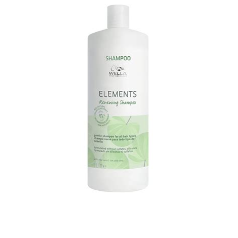 Elements Gentle Renewing Shampoo Without Sulfates All Hair Types Wella