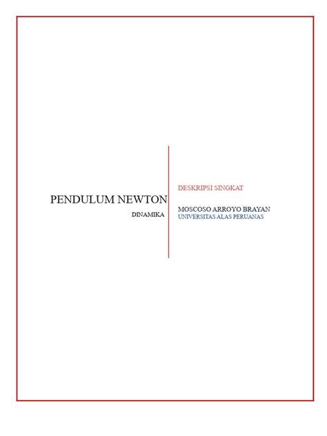Pendel Newton Pdf