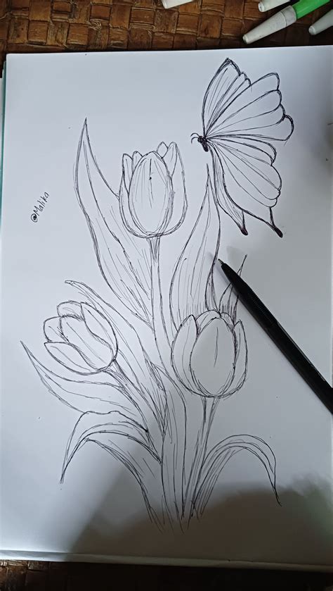 Inspirasi Gambar Sketsa Simple