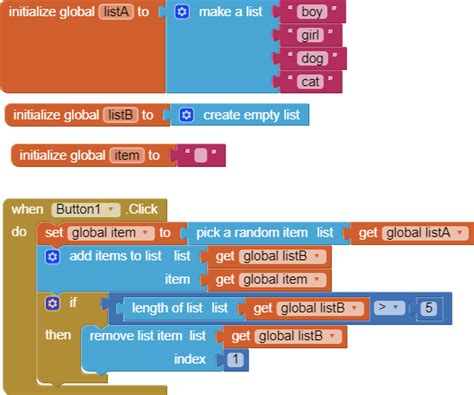 Store Previously Picked Words In A List Mit App Inventor Help Mit App Inventor Community