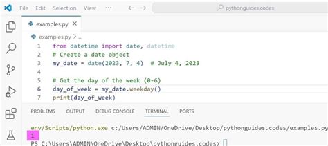 How To Get The Day Of The Week From A Date In Python