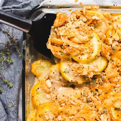 Vegan Squash Casserole Cozy Peach Kitchen