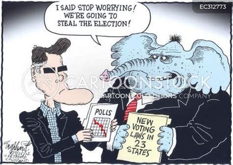 Voter Intimidation Cartoons And Comics Funny Pictures From Cartoonstock