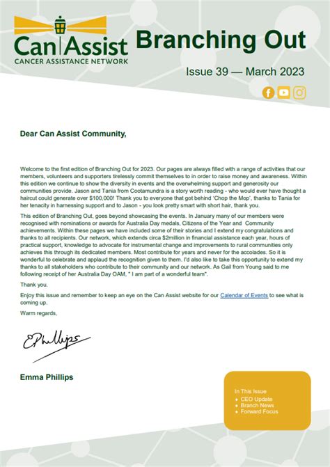 Branching Out Newsletter Issue 40