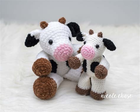 Free Cow Crochet Pattern Amigurumi Cow Crochet Pattern