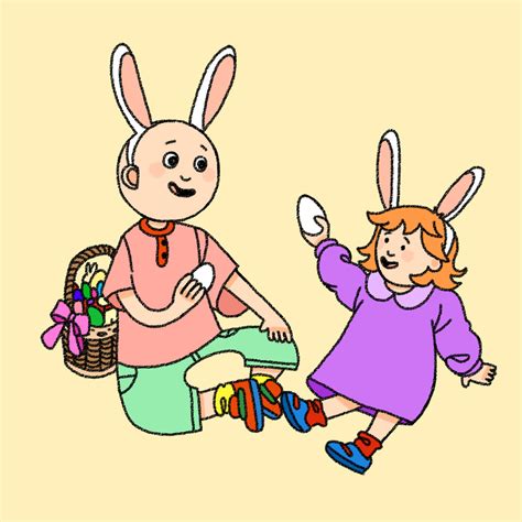 Caillous Easter By Artyacho On Deviantart