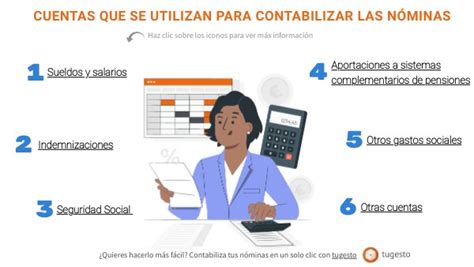 Cuentas Para Contabilizar Las Nóminas Genially