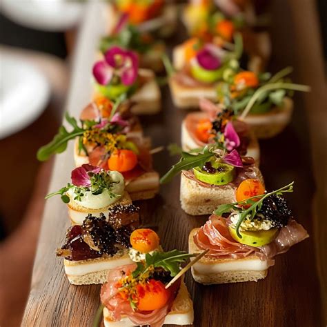 Beautiful Spring Canapés Delicious And Mouthwatering Treats