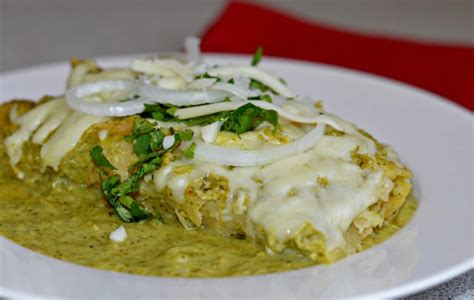 Homemade Enchiladas Verdes With Chicken My Latina Table
