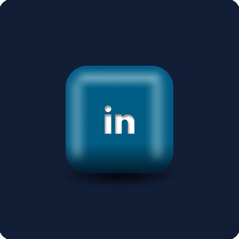 Linkedin Logo In 3d Figma