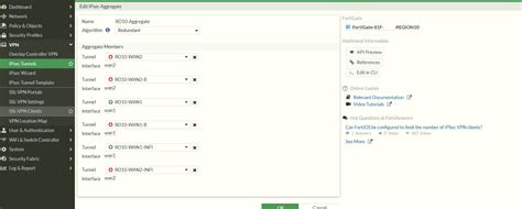 Fortigate Ipsec Vpn Aggregate Rfortinet