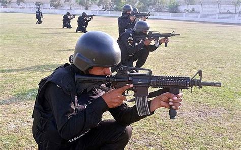 Special Security Unit Ssu Of Sindh Police Busy In Security Rehearsal