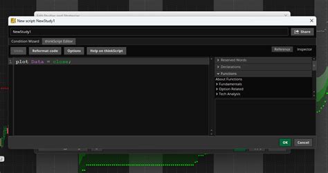 how do i apply or run a thinkscript in thinkorswim stack overflow