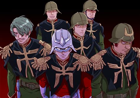 Char Aznable Challia Bull Dren Mulligan Tokwan And 1 More Gundam