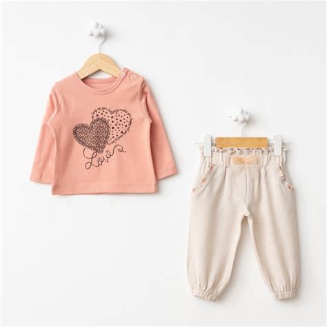 Mini Ropa Flowers Keten Montlu Kız Bebek Takımı 3lü Keten Fiyatı