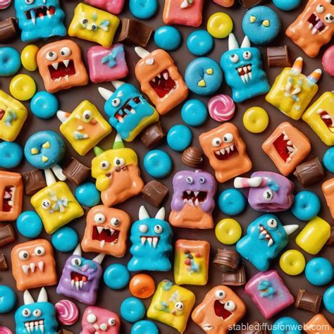 Candy Monster Stable Diffusion Online