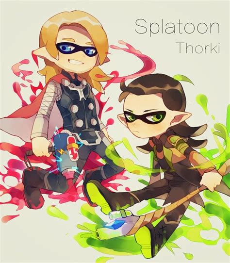 Splatoon Crossover Thorki Cr Ke Splatoon Dibujos De Anime Diseño De Personajes