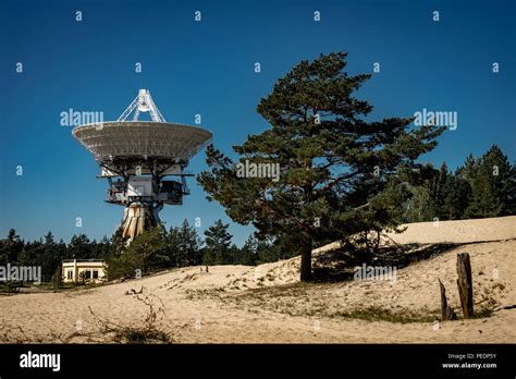 A Huge Soviet Radio Telescope Near Abandoned Military Town Irbene In