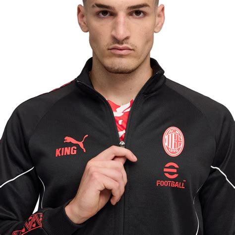 Chaqueta Puma Ac Milan Pre Match 2025 2026 Black For All Time Red