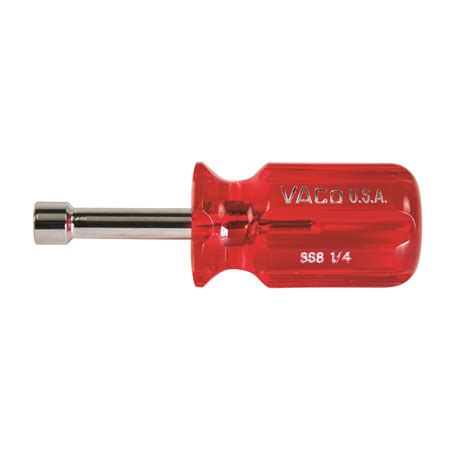 14 Inch Stubby Nut Driver 1 12 Inch Hollow Shaft Ss8 Klein Tools