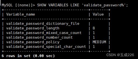 Mysql基础学习 Linux系统mysql 密码插件 Validatepassword安装 Mysql基础学习 Linux系统mysql 密码插件 Validatepassword安装