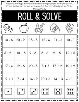 Roll Solve Math By Kirstin LaBelle TPT