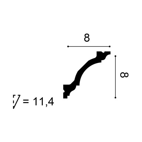 Cornisa Sx 194f Square Ocram Internacional
