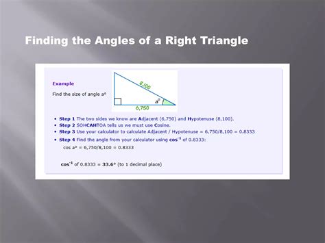Solving A Right Triangle Given Two Sides Pptx