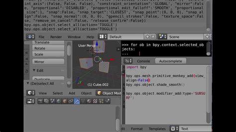 intro to python scripting in blender boston meetup workshop