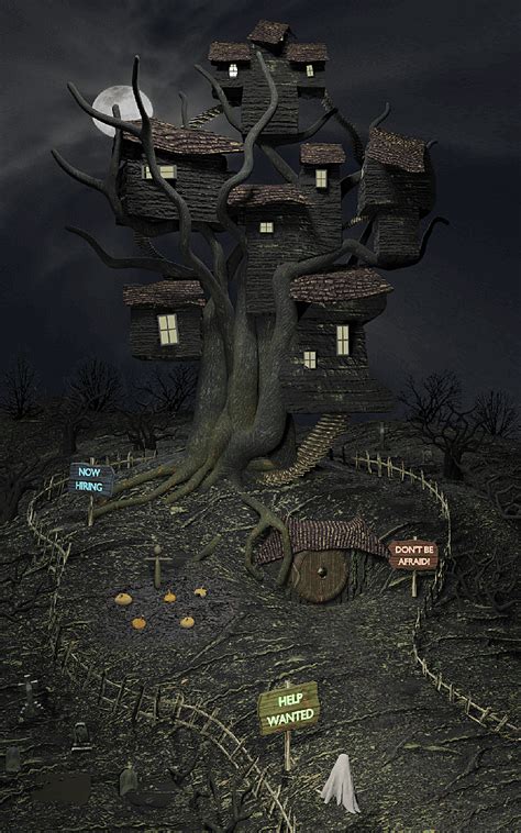 Haunted Tree House Cg Cookie
