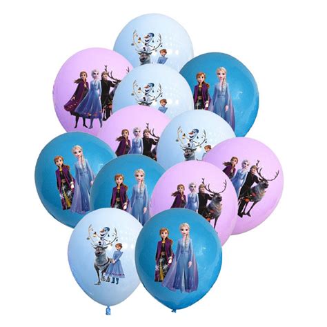 Jual Balon Latek 12 Inchi Baloon Latex Dekorasi Pesta Ulang Tahun Birthday Karakter Frozen Elsa